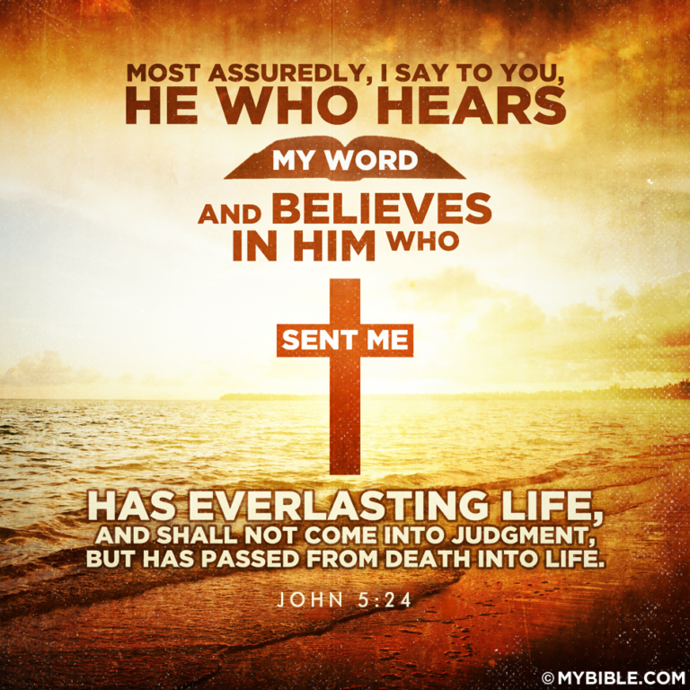 Verse Of The Day John 5 24 Kjv Highland Park Baptist Church
