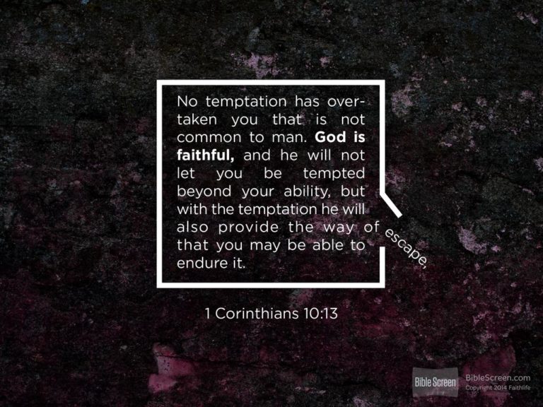 Verse of the Day - 1 Corinthians 10:13 KJV - Highland Park Baptist ...