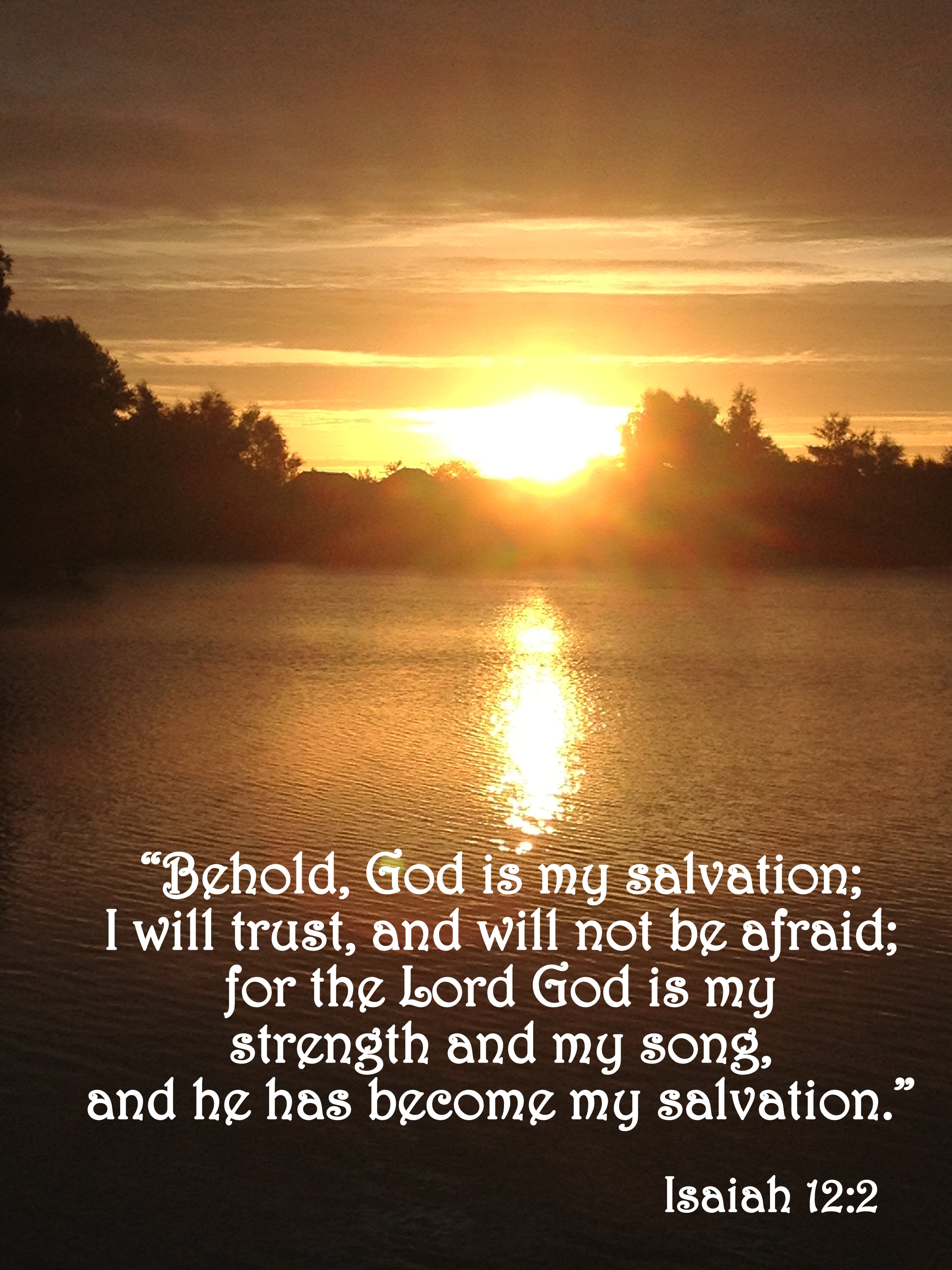 Verse Of The Day Isaiah 12 2 KJV Highland Park Baptist Church Verse Of The Day Isaiah 12 2 KJV Highland Park Baptist Church