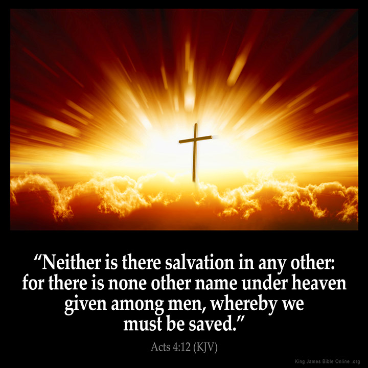 Verse Of The Day Acts 4 12 Kjv Highland Park Baptist Church