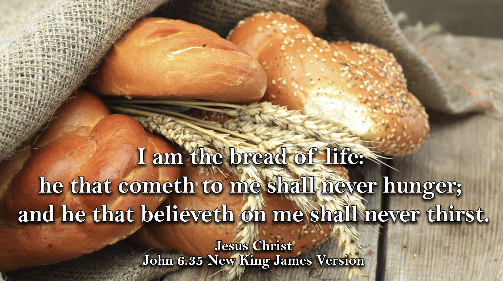 Verse Of The Day John 6 35 KJV Highland Park Baptist Church Verse Of The Day John 6 35 KJV Highland Park Baptist Church