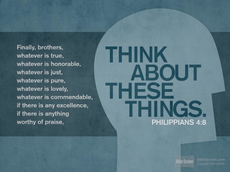 Verse Of The Day Philippians 4 8 Kjv Highland Park Baptist Church