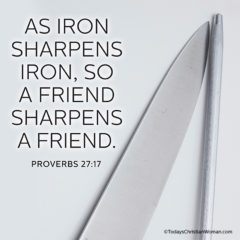 Verse of the day - Proverbs 27:17 KJV - Highland Park Baptist Church ...
