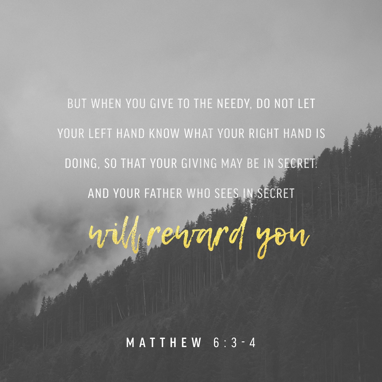 Matthew 6 3 4 Highland Park Baptist Church Lenoir City Tennessee Matthew 6 3 4 Highland Park Baptist Church Lenoir City Tennessee