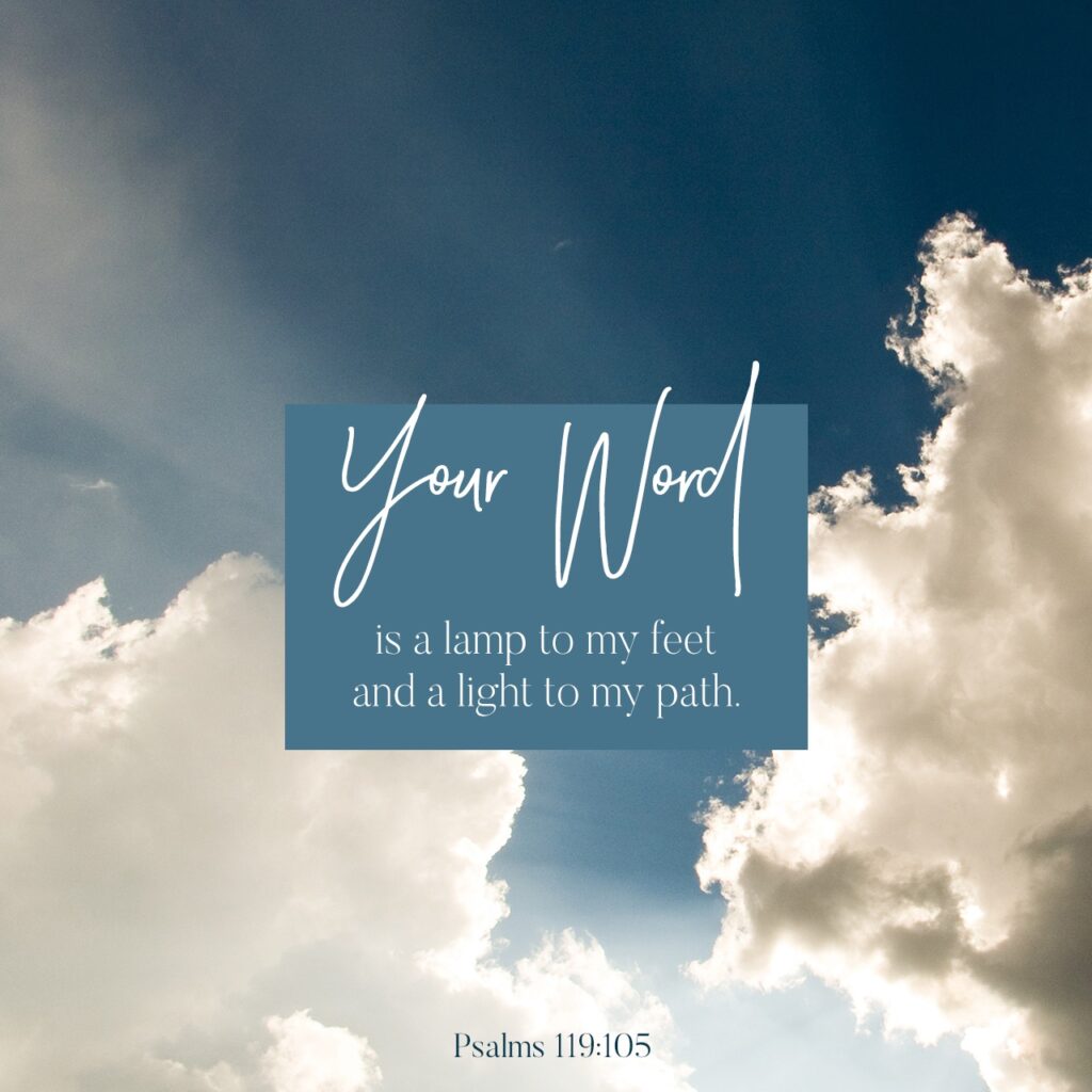 Verse of the Day - Psalm 119:105 KJV - Highland Park Baptist Church ...