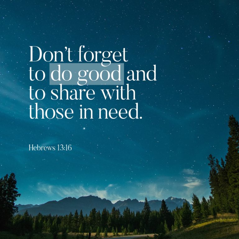 Verse Of The Day Hebrews 13 16 Kjv Highland Park Baptist Church