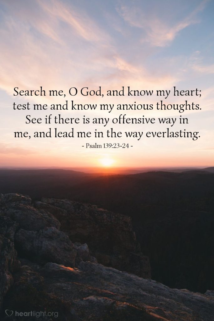 Verse Of The Day Psalms 139 23 24 Kjv Highland Park Baptist Church