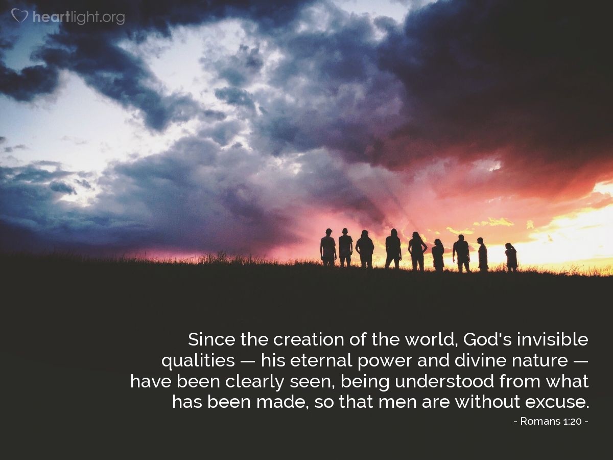 Verse of the Day - Romans 1:20 KJV - Highland Park Baptist Church ...