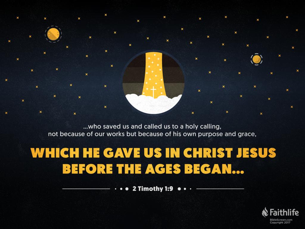 Verse of the Day - 2 Timothy 1:9 KJV - Highland Park Baptist Church ...