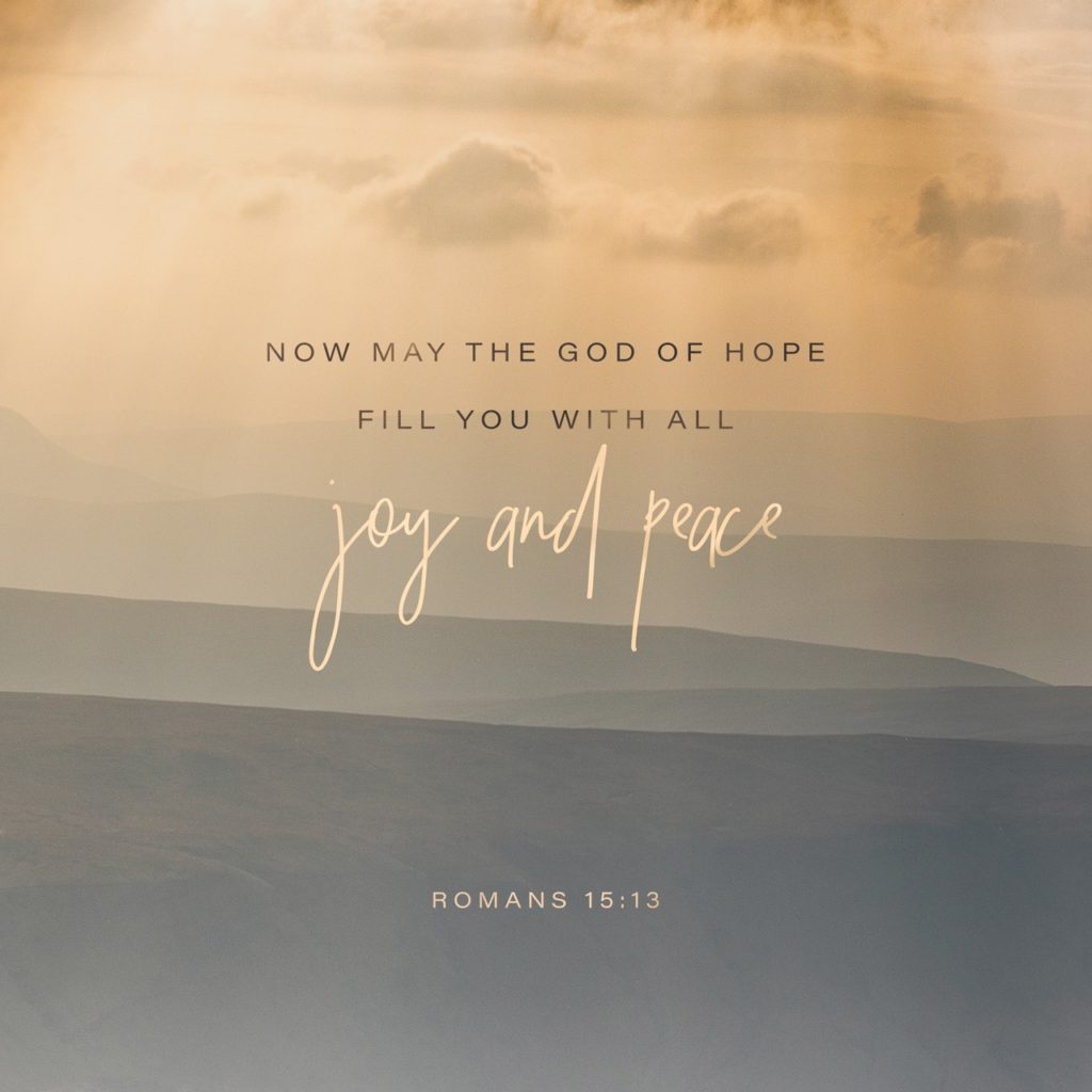 Verse Of The Day Romans 15 13 Kjv Highland Park Baptist Church