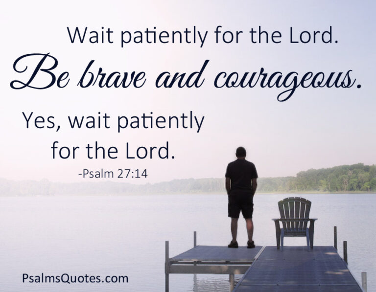 Verse Of The Day Psalm 27 14 Kjv Highland Park Baptist Church