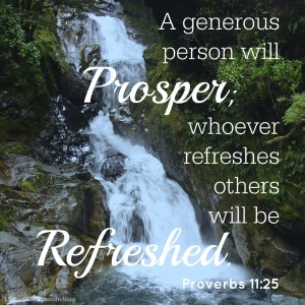 Verse Of The Day Proverbs 11 25 KJV Highland Park Baptist Church Verse Of The Day Proverbs 11 25 KJV Highland Park Baptist Church